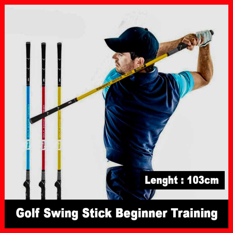 Golf Swing Stick Beginner Training Hand Swing Trainer Soft-rod Practice ...