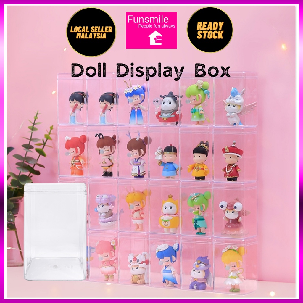Doll Display Box Lego Display Box Toy Display Organizers Transparent ...