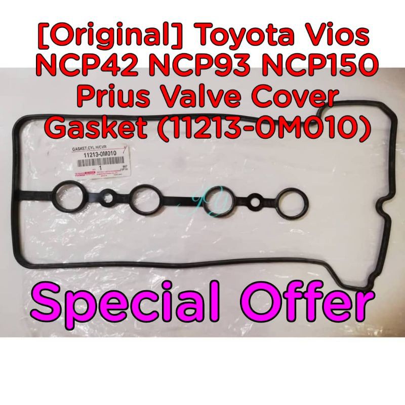 [Original] Toyota Vios NCP42 NCP93 NCP150 Prius Valve Cover Gasket ...
