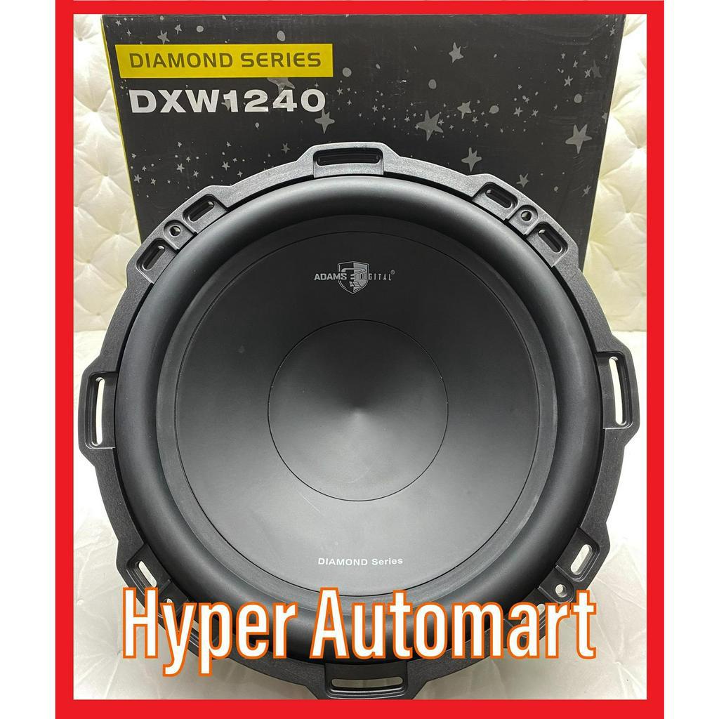 Adams Digital Car DIAMOND Series 12"Inch Single Voice Coil 4Ohm Double ...