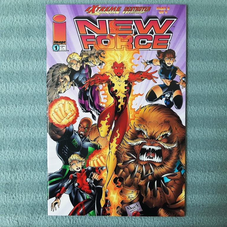 Newforce #1 (Image Comics/Extreme Studios) FIRST Issue (Rob Liefeld, Eric Stephenson, Todd Nauck ...