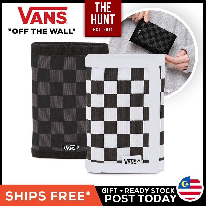 🔥Ready Stock🔥VANS Checkerboard Trifold Slipped Wallet Men Women Unisex ...