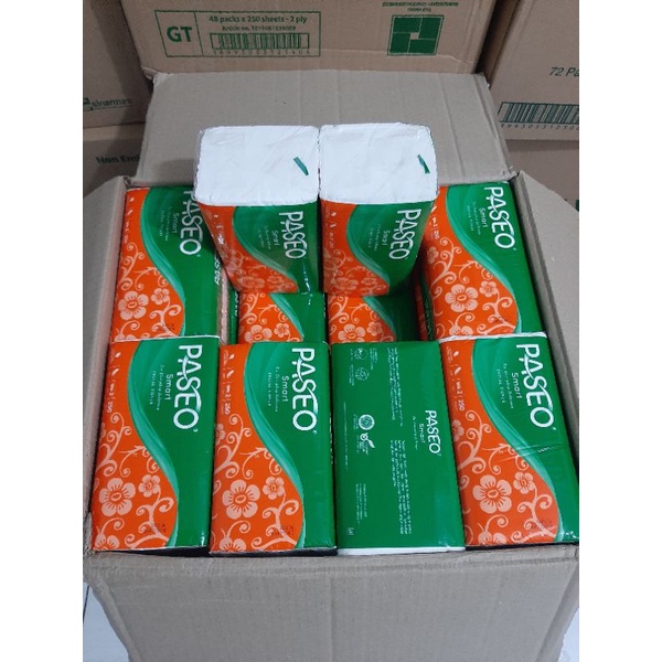 Special Gojek/ Greb tissue paseo smart facial 250 sheets 1 Box (Content ...