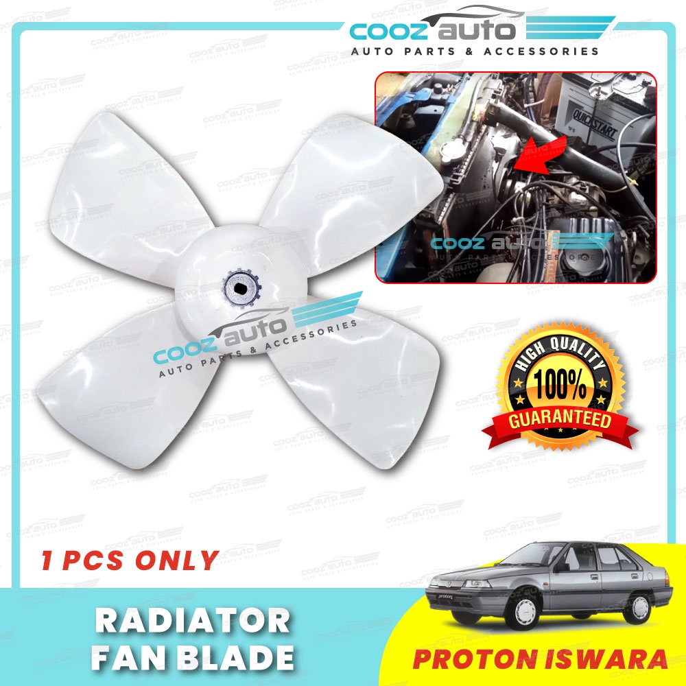 Proton Saga Iswara Manual Radiator Fan Blade Air Cond Fan 4 Blade ...