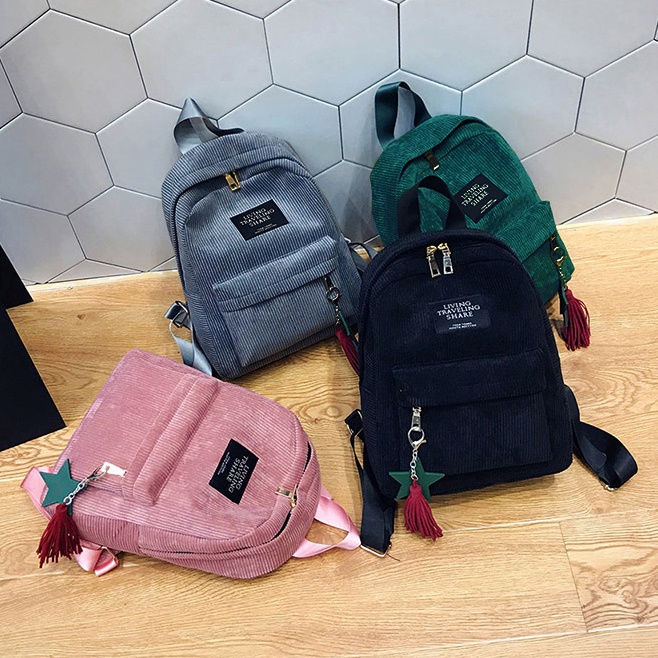 Vissy Tenderness & Romance Backpack 0545# - 4 Colors | Shopee Malaysia