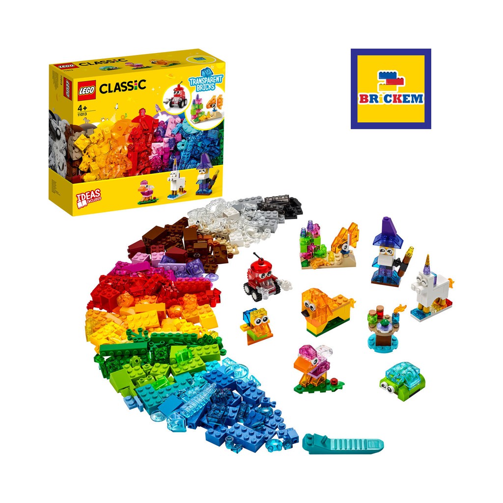 [BRiCKEM] LEGO Classic 11013 Creative Transparent Bricks | Shopee Malaysia