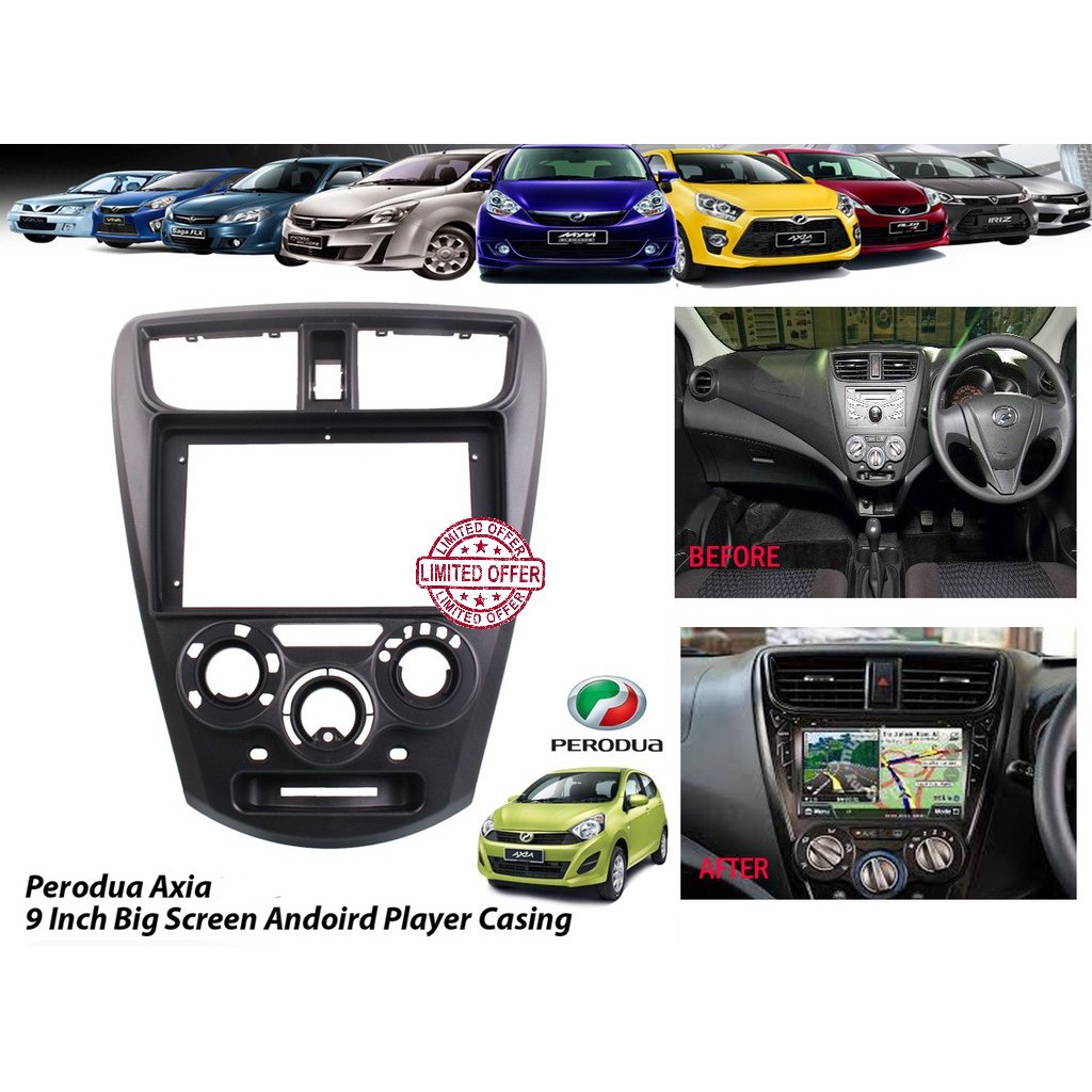 PERODUA AXIA ANDROID CASING 9INCH | Shopee Malaysia