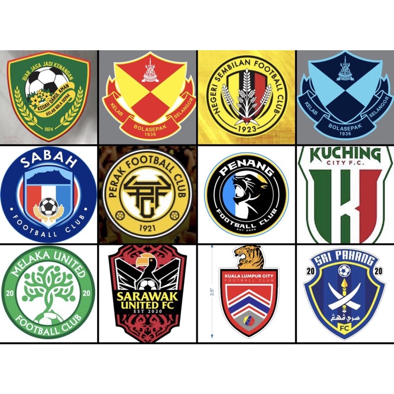 Liga Malaysia FC Logo (Iron On) Badge | Patch | Lencana | Lambang ...