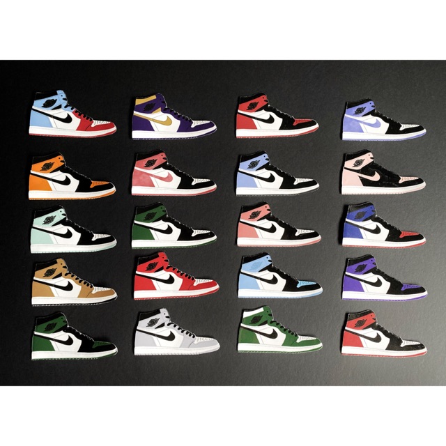 Jordan 1 sticker set (20 pcs) | Shopee Malaysia