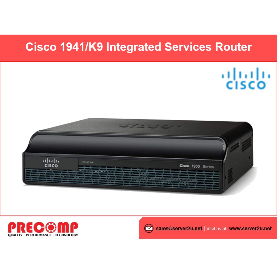 [PRE-ORDER] (Refurbished) Cisco1941/K9 Integrated Services Router (1941 ...