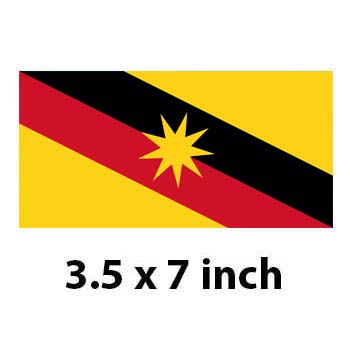 Sarawak Flag - Car Sticker / Bumper Sticker / Motor Sticker | Shopee ...