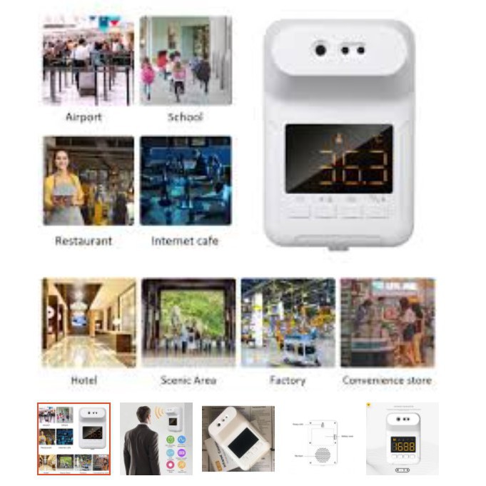 (NEW) Non-contact Infrared Thermometer Counter K3S/ K3X °C/°F ,Chinese ...