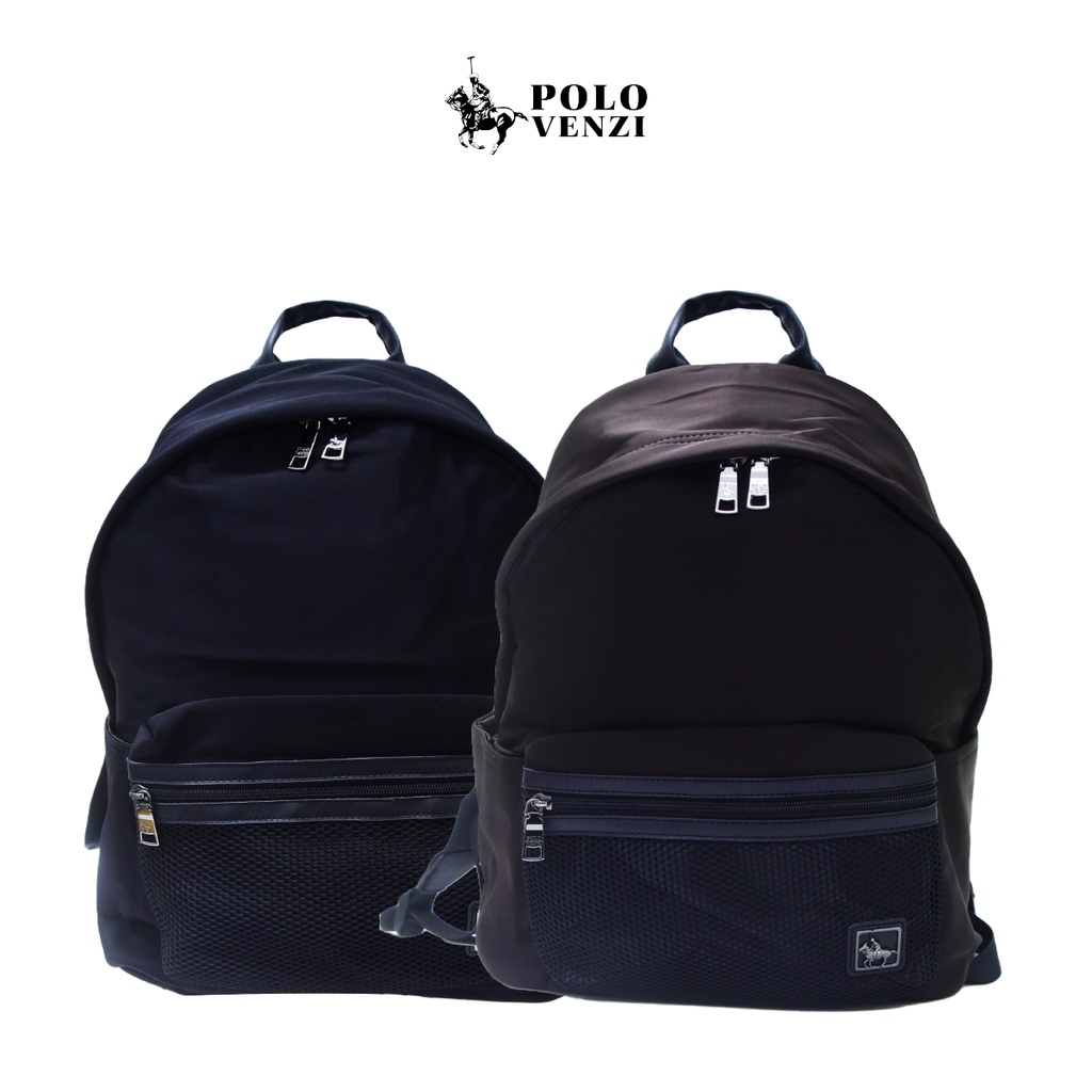 POLO VENZI Waterproof Backpack Men Travel Backpack (PBP520051) | Shopee ...