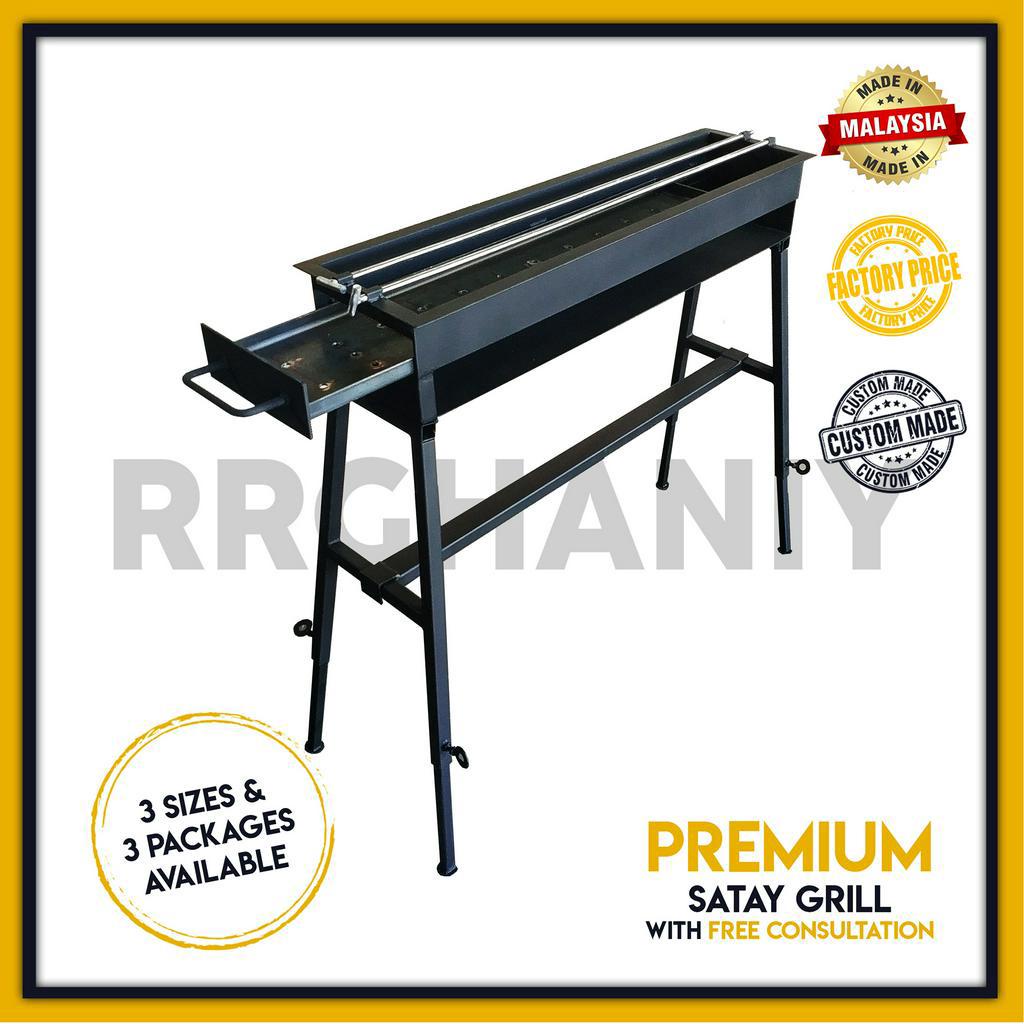 RRGhaniy BBQ Grill Outdoor Dapur Satay Charcoal Big Size With Stand ...
