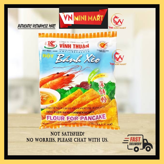 Vinh Thuan Flour For Pancake 400GR - Bột Bánh Xèo Vĩnh Thuận (Bot Banh Xeo Vinh Thuan) | Shopee ...