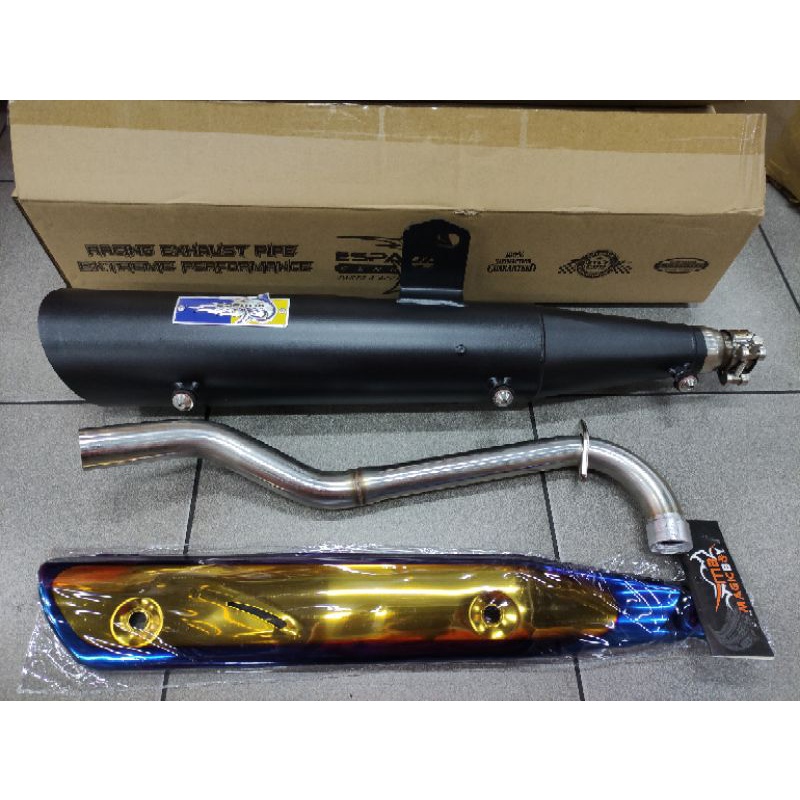 EKZOS EXHAUST MUFFLER ESPADA 28MM EX5110 FI WAVE110 WAVE125 S/X FUTURE ...