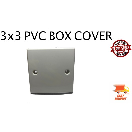 Box Cover PVC Blank Plate (3 inch x 3 inch) Socket Box Blank Cover ...