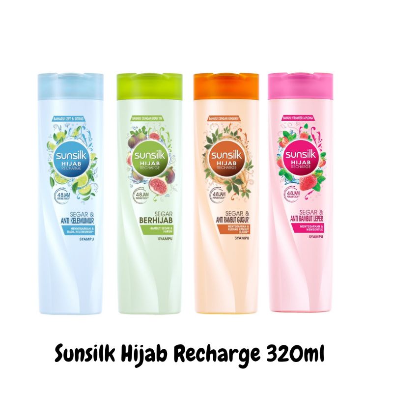 Sunsilk Hijab Recharge Segar Berhijab Shampoo 300ml [NEW] | Shopee Malaysia