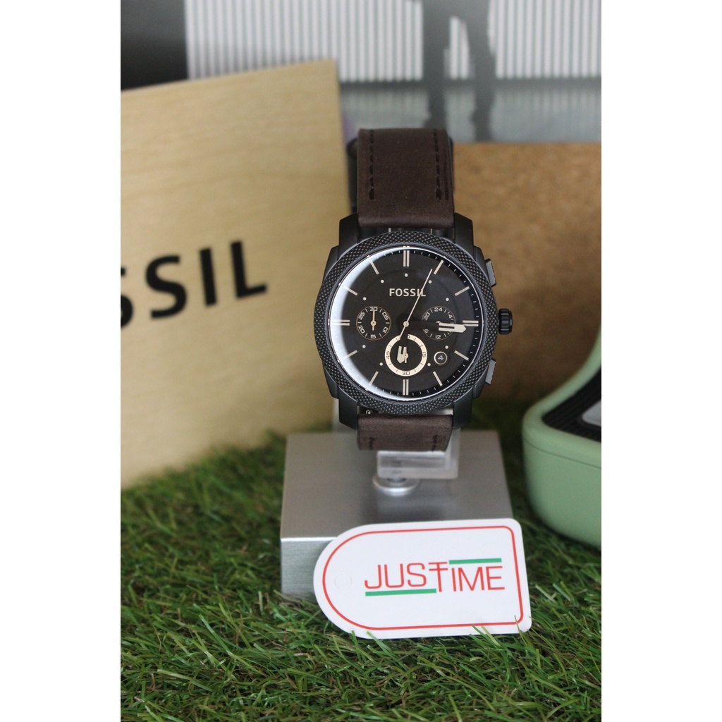 FOSSIL men BROWN CHRONOGRAPH leather watch FS4656IE | Shopee Malaysia