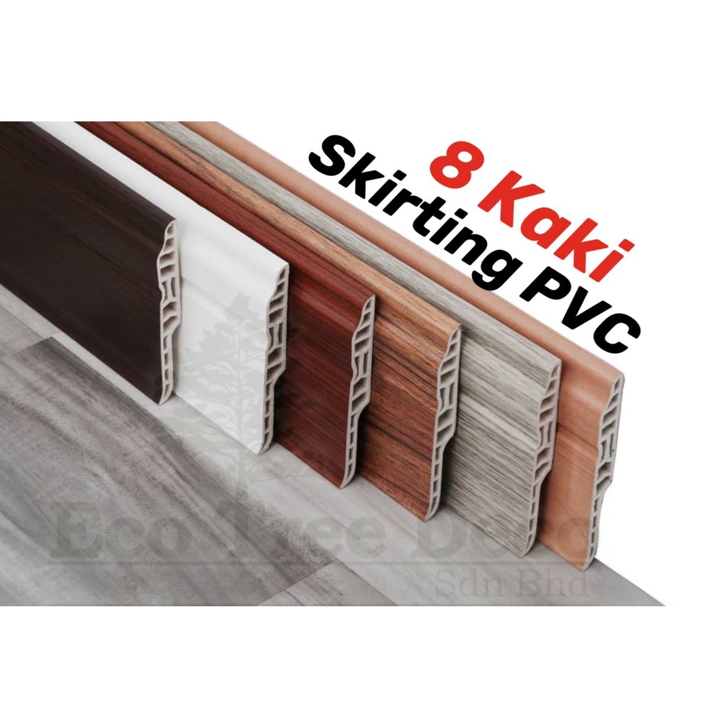 PVC Skirting 8 Kaki Pjg PVC Tak Perlu Cat l Wall Skirting Vinyl ...