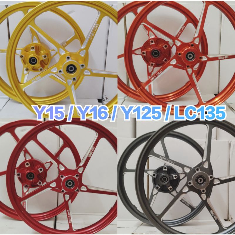 ENKEI FG511 SPORT RIM Y15 / Y16 / Y125Z / LC135 / 4S / 5S SIZE F1.4 ...