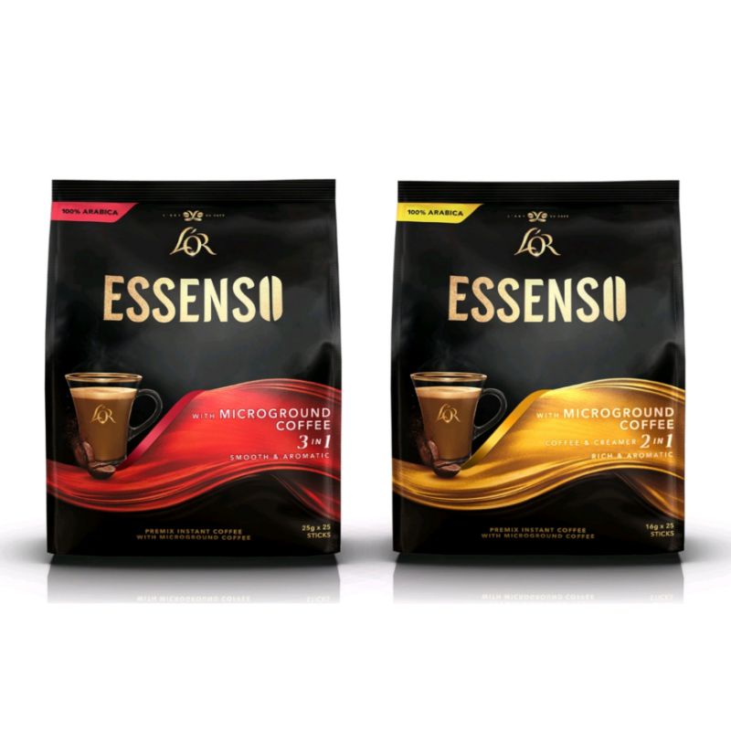 L'OR ESSENSO Classique with Microground Instant Coffee 3in1 ( 20 x 25g ...