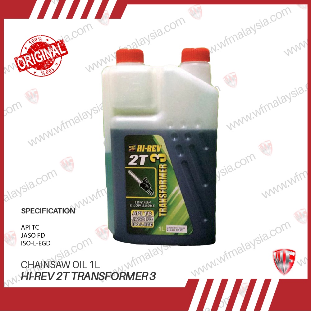 HI-REV 2T TRANSFORMER 3 Chainsaw OIL 1liter | Shopee Malaysia