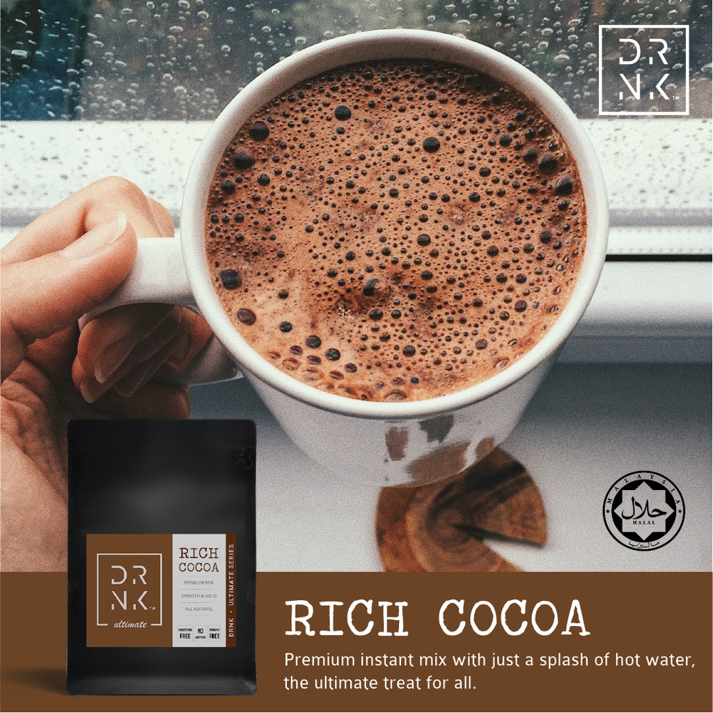 DRNK Ultimate Value Pack - Rich Cocoa (900g) Premium Premixed Powder ...
