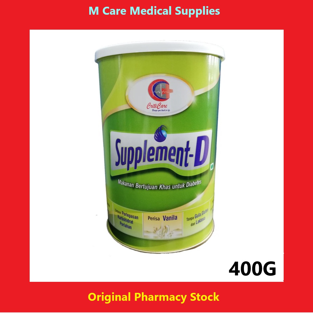 Supplement-D 400G (Vanilla) | Shopee Malaysia