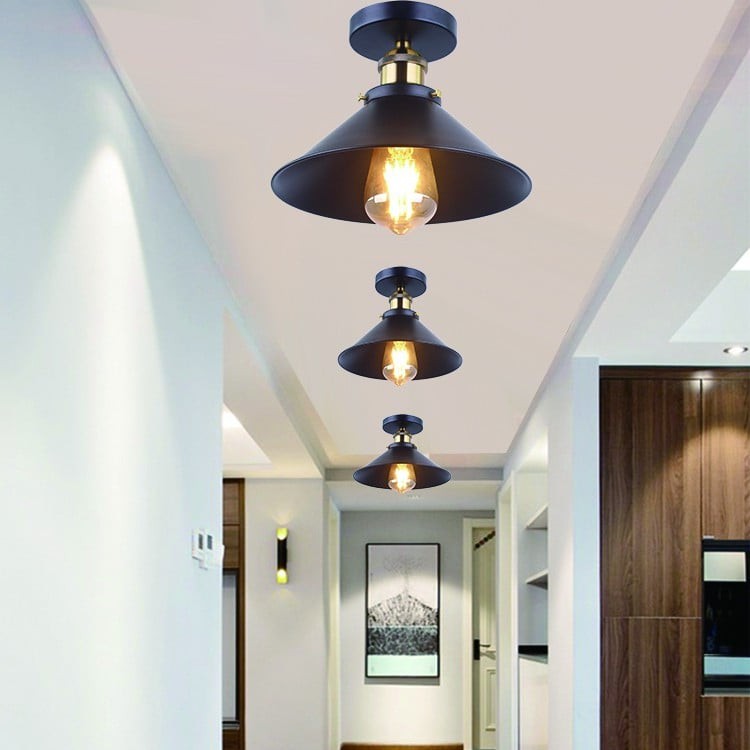 Vintage Industrial Flush Mount Ceiling Lamp Light Pendant light IKEA ...