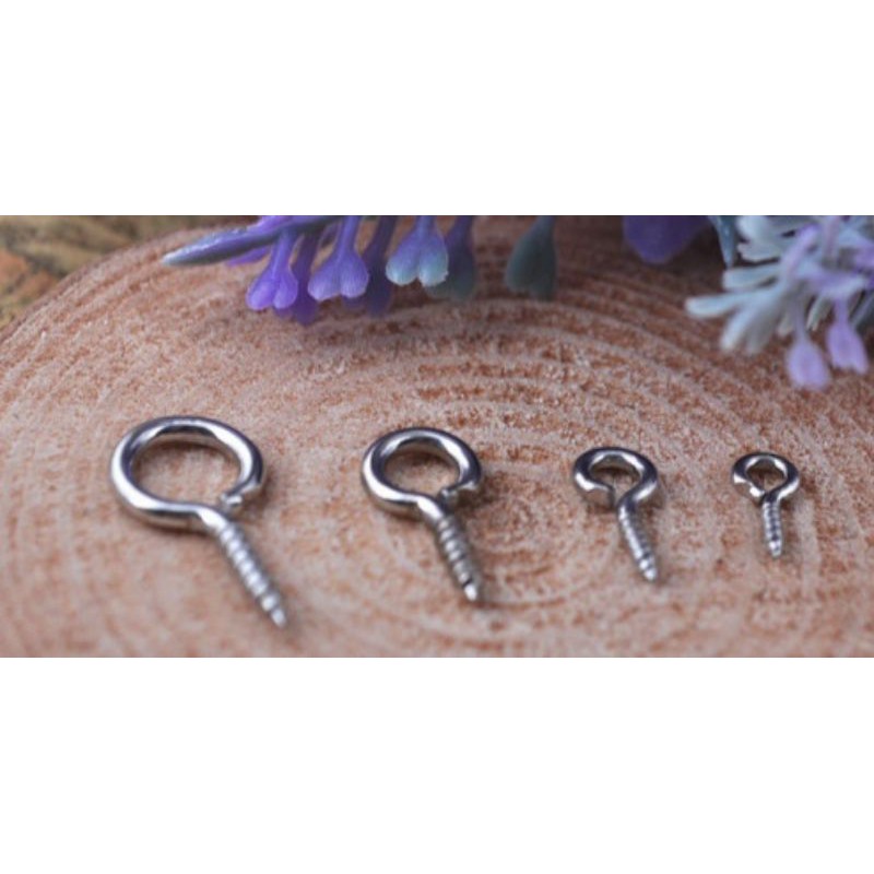 🔥 Ready Stock 🔥DIY Eyelet Screw Air Dry Clay Craft Keychain Accessories ...