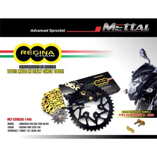 SPROCKET MODENAS PULSAR 200 NS 200/ RS 200 NS200 RS200 FULL SET ...