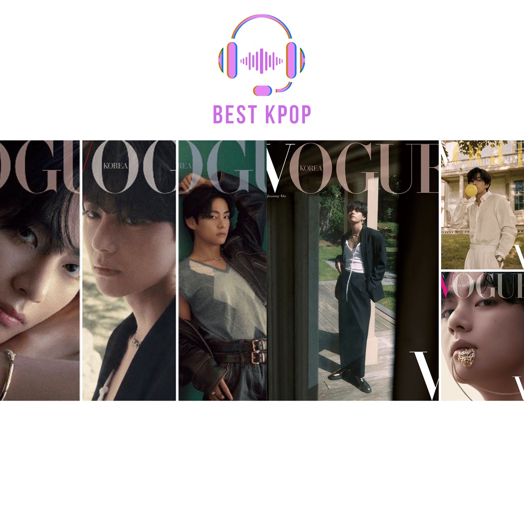BTS V COVER - VOGUE MAGAZINE 2022 OCTOBER(BOTH VERSION) | Shopee Malaysia