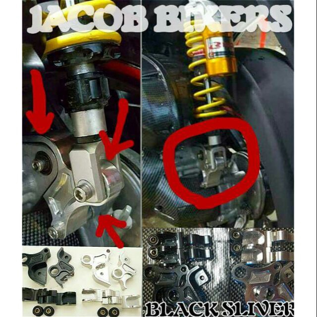 YAMAHA NVX155 MONOSHOCK ADJUSTING BRACKET | Shopee Malaysia