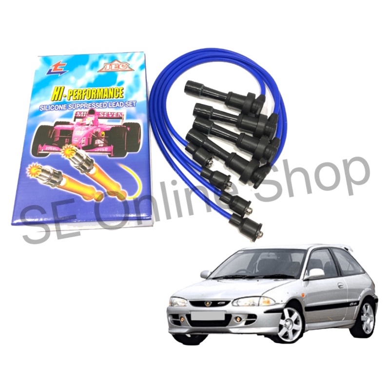 JEC Plug Cable Wira,Putra,Satria GTI 1.8cc Twin Cam 4G93 (DOHC Enjin ...