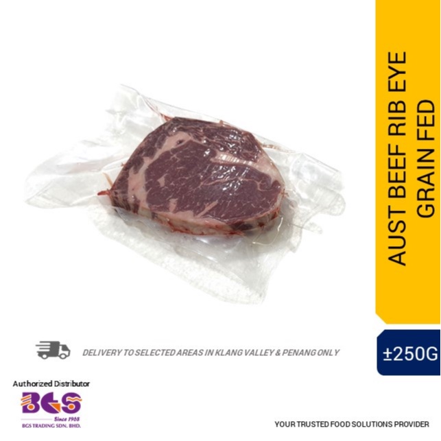 Aust Beef Rib Eye Grain Fed (± 250g) | Shopee Malaysia