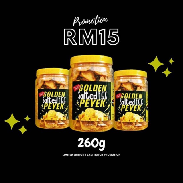 Golden Salted Egg Peyek Shopee Malaysia