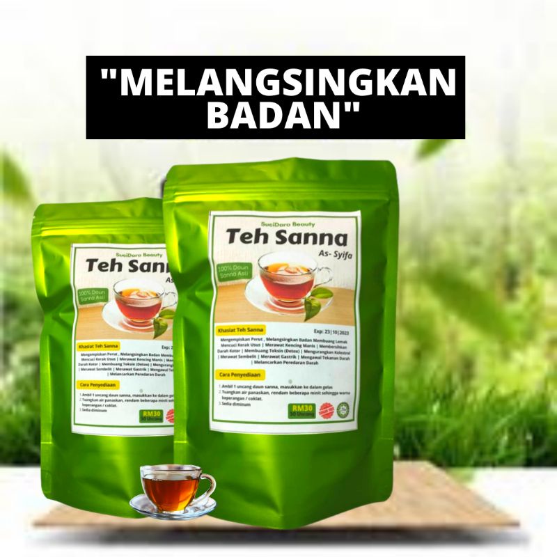 Hot sale Slimmy Body & Skinny Legs Tea TEH SENNA | Bantu Rawat Kencing ...