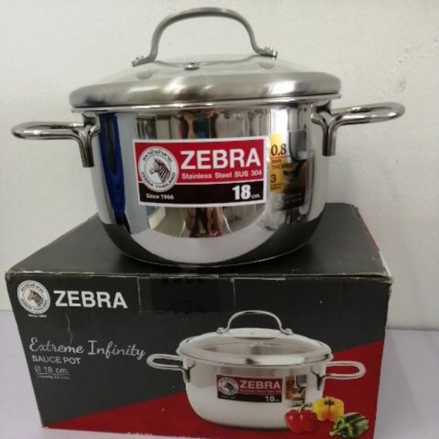 Zebra stainless steel sauce pot(18cm) | Shopee Malaysia