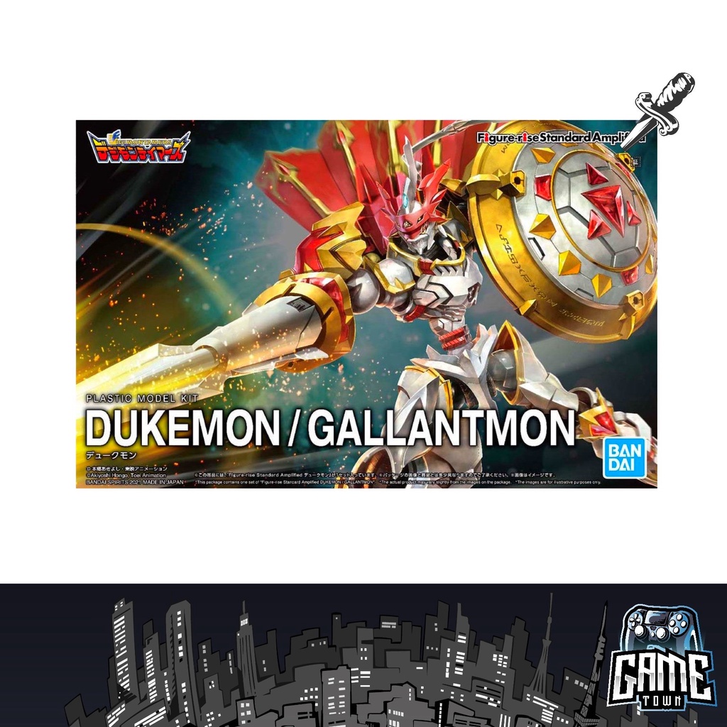 Bandai FRS Figure-rise Standard Amplified Dukemon / Gallantmon [Digimon] | Shopee Malaysia