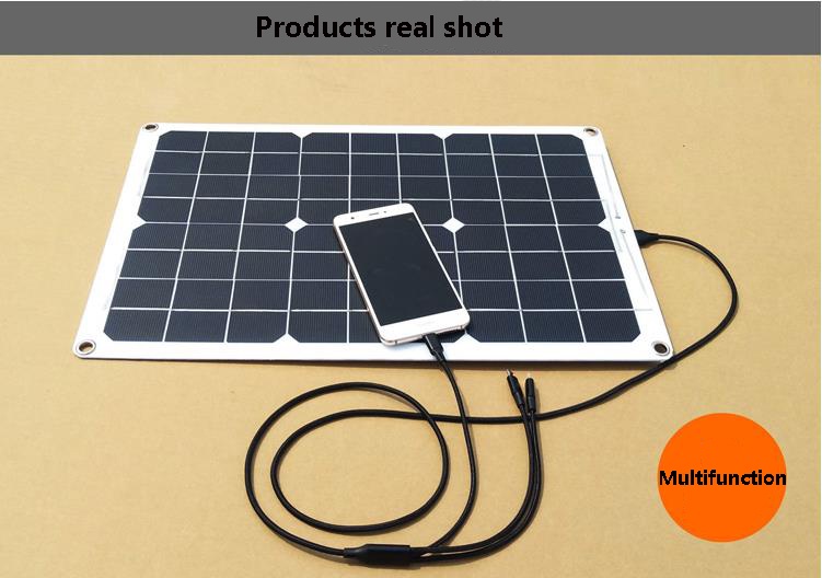 JOYUHON Solar Power System Kit 18W 18V Solar Panel+6000W Power Inverter ...