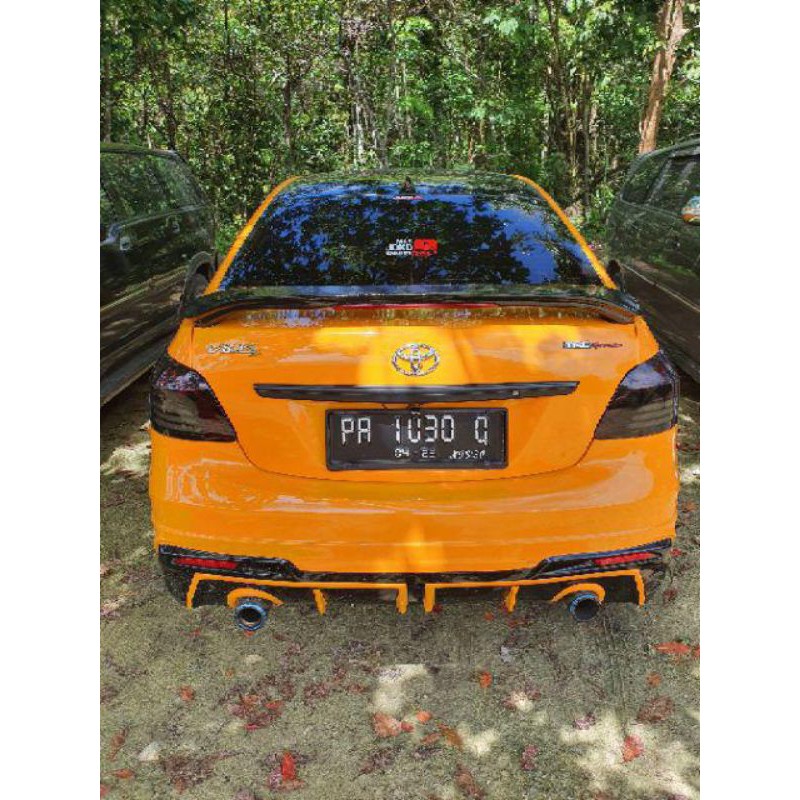 Vios limo spoiler rear wing Vios gen 1gen 2 sedan with lights | Shopee ...