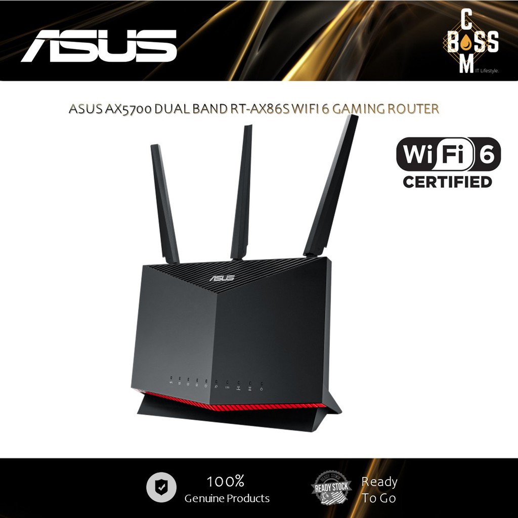 *HOT MODEL* ASUS AX5700 DUAL BAND RT-AX86S WIFI 6 GAMING ROUTER ...