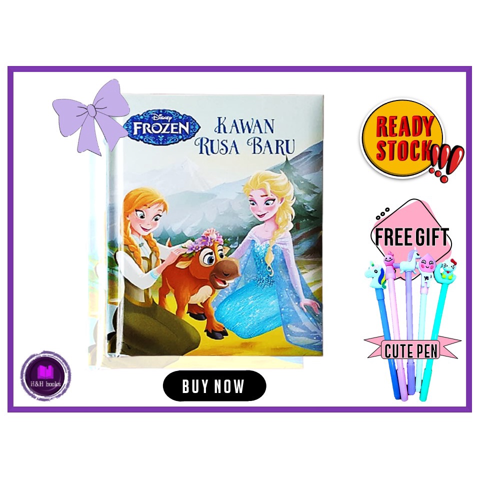 DISNEY FROZEN KAWAN RUSA BARU | BUKU KANAK-KANAK | CHILDREN BOOK | BUKU ...