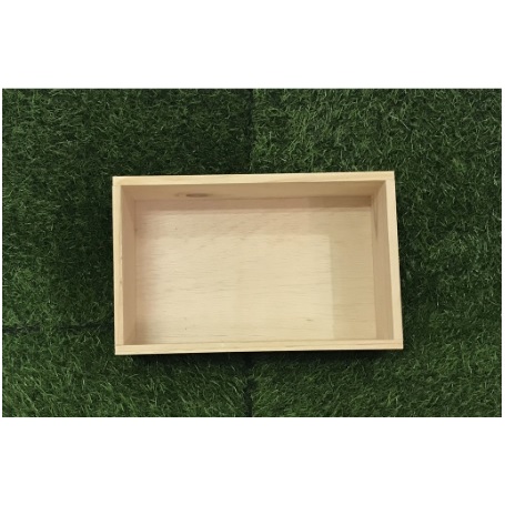 Raw Rubber Wood Box with Handle on top cover (no bottom base) 80cm x ...