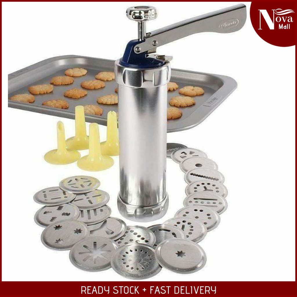 Biscuit Maker Press Gun Bake Cake Cupcake Kuih Raya Oven Cookies Making ...