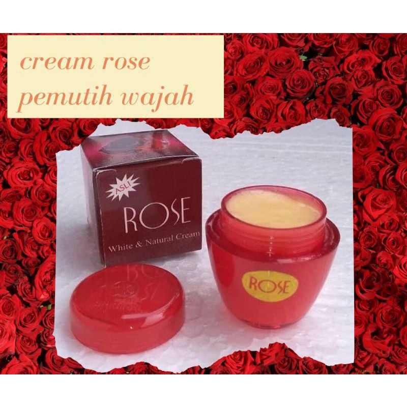 【Asli Indonesia) Krim Rose Logo Halal Pemutihan with SPF30 / Cream Rose ...