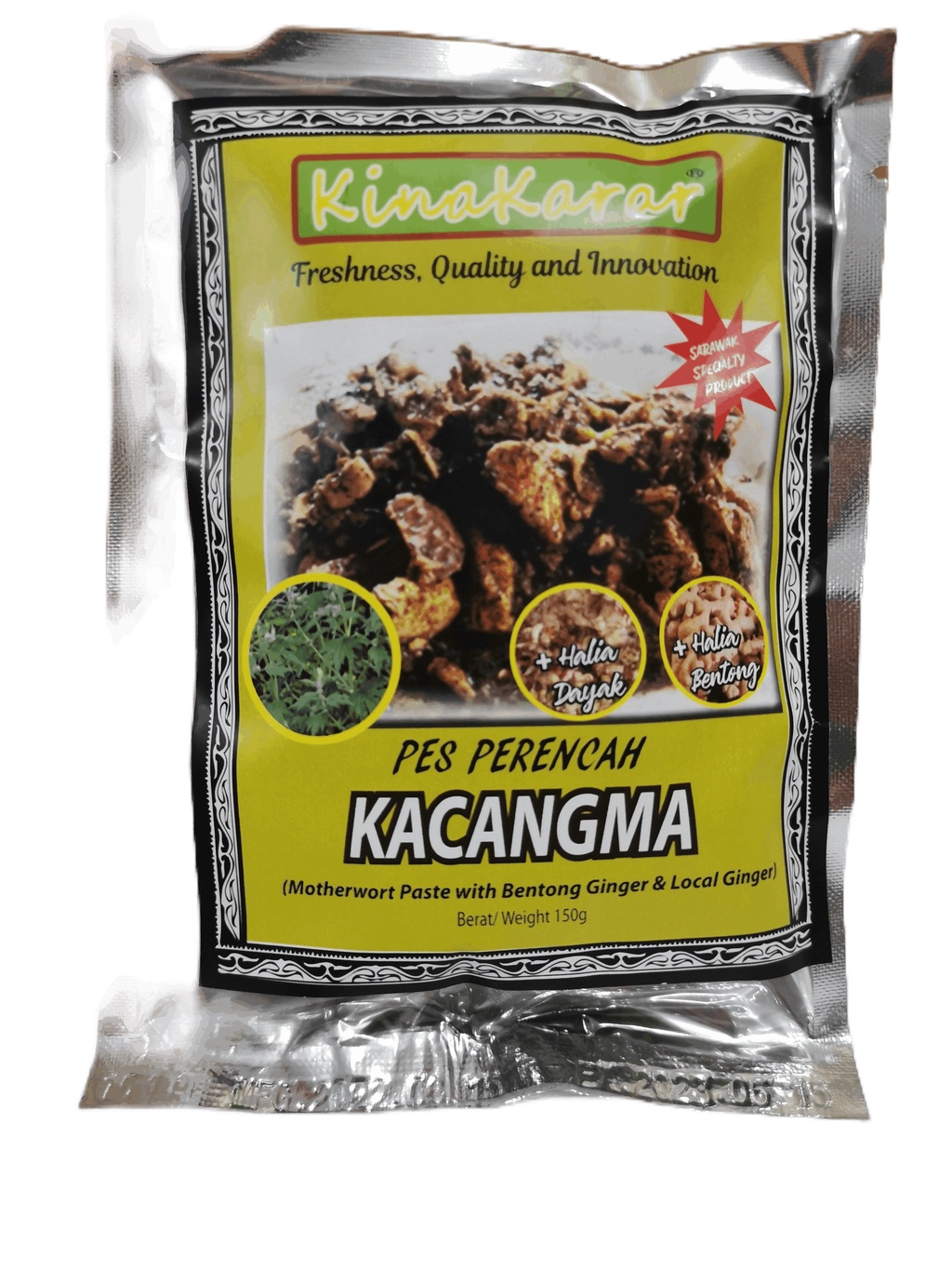 Sarawak Traditional PES PERENCAH KACANGMA KINAKARAR 益母草姜酒鸡酱料 KACANGMA ...