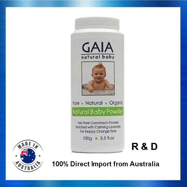 GAIA Natural Baby Powder 100g (Made in Australia) | Shopee Malaysia