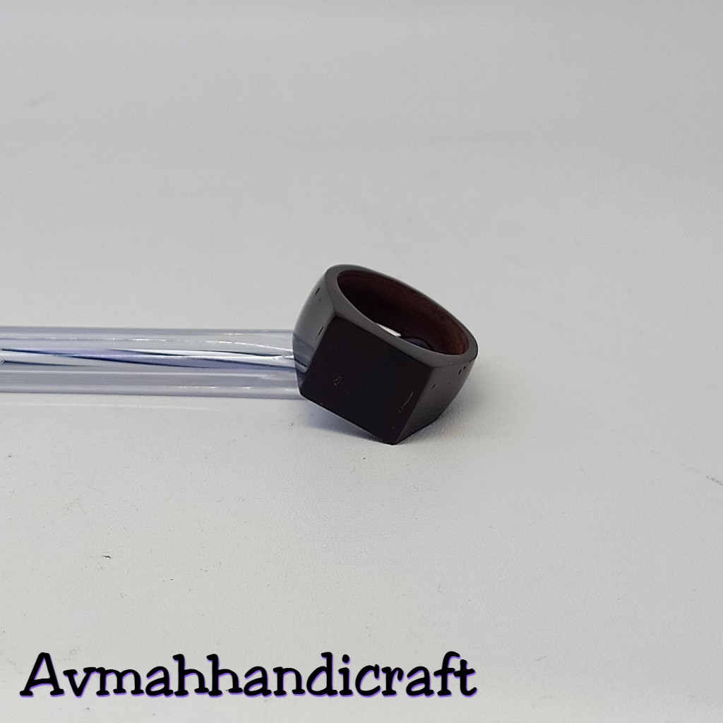 HITAM [Sale] Ring Are You A Black Thick Plain Plate | Shopee Malaysia